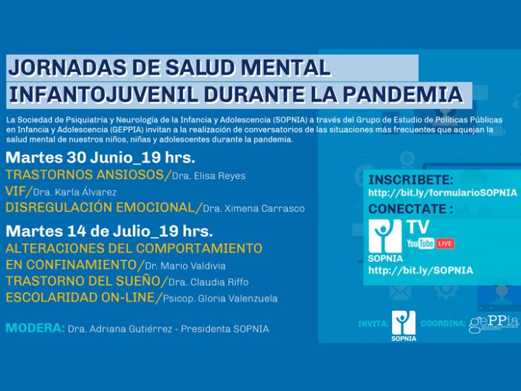 Jornadas de Salud Mental Infantojuvenil durante la Pandemia – Sociedad Chilena de Medicina Familiar